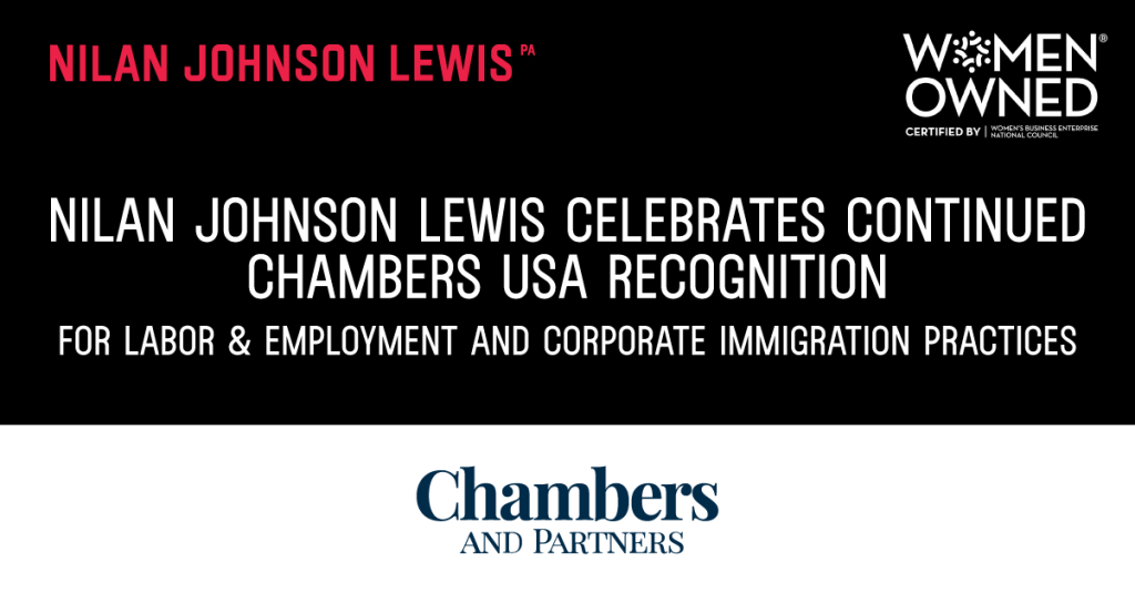 Nilan Johnson Lewis Celebrates Continued Chambers USA Recognition for ...